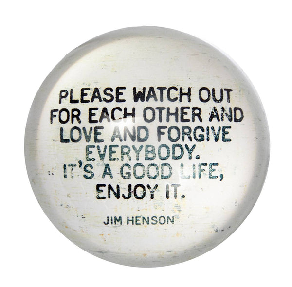 Paperweight | Jim Henson Quote - Stash