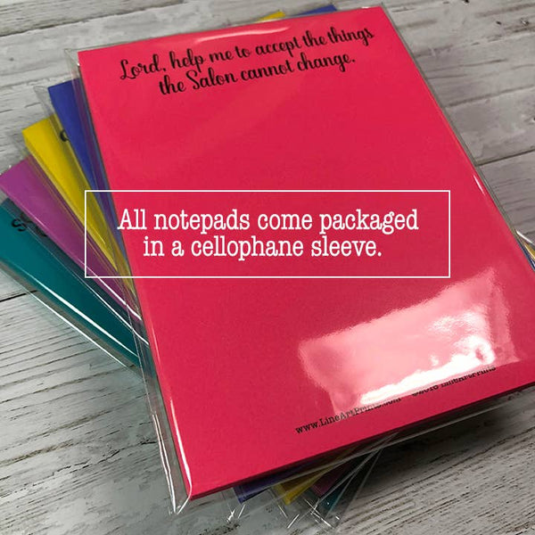 "Here. Write it Down" Notepad | Purple