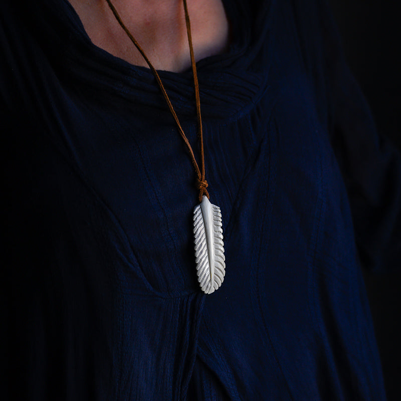 Feather Bone Necklace - Stash